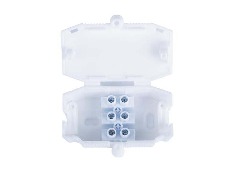 Dencon 3 Pole Connector Box 10A White – MTN Shop UK