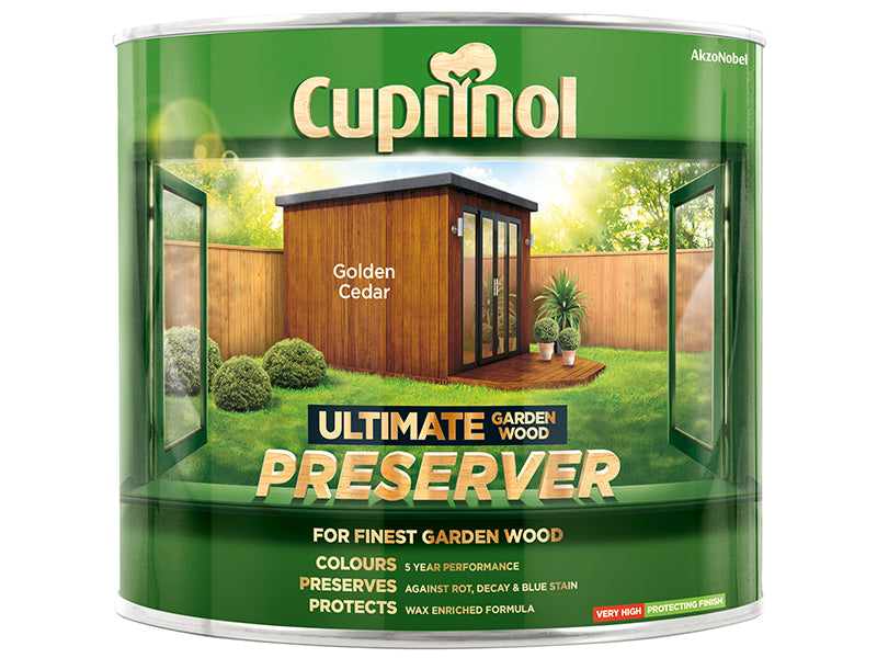 Cuprinol Ultimate Garden Wood Preserver Golden Cedar 1 litre – MTN Shop UK