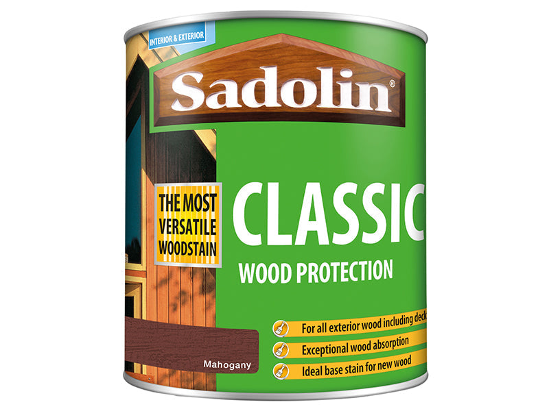 Sadolin Classic Wood Protection Mahogany 1 litre – MTN Shop UK