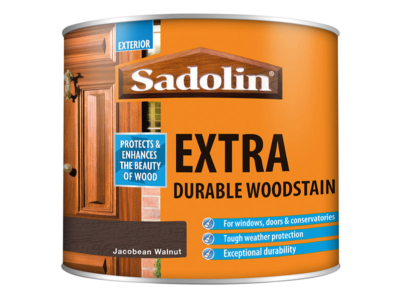 Sadolin Extra Durable Woodstain Jacobean Walnut 500ml – MTN Shop UK