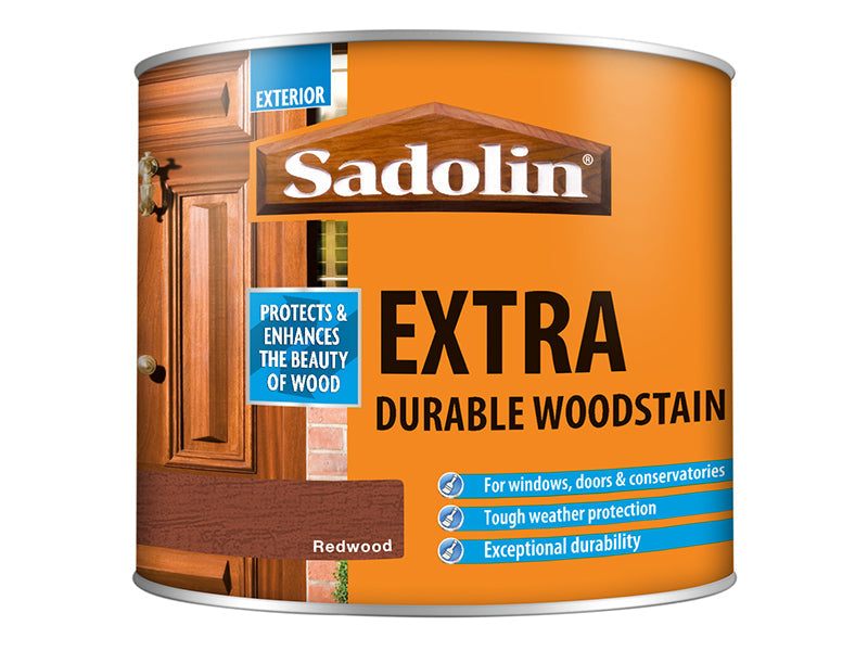 Sadolin Extra Durable Woodstain Redwood 500ml – MTN Shop UK