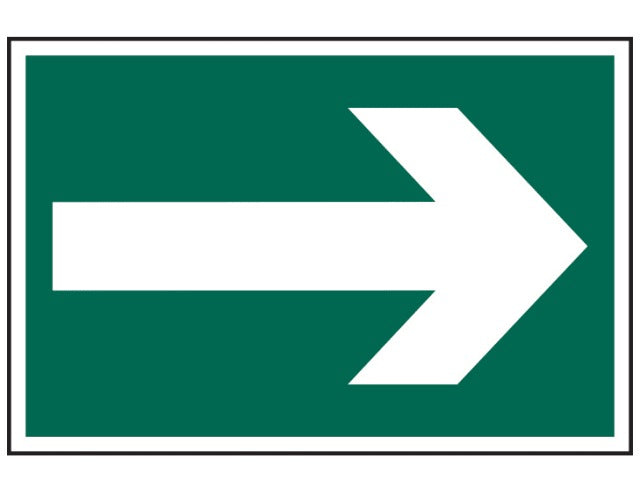 Scan Arrow Symbol - PVC 300 x 200mm – MTN Shop UK