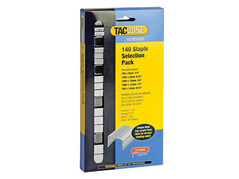 Tacwise 140 Heavy-Duty Staples (Type T50 G) Selection (Pack 4400) – MTN ...