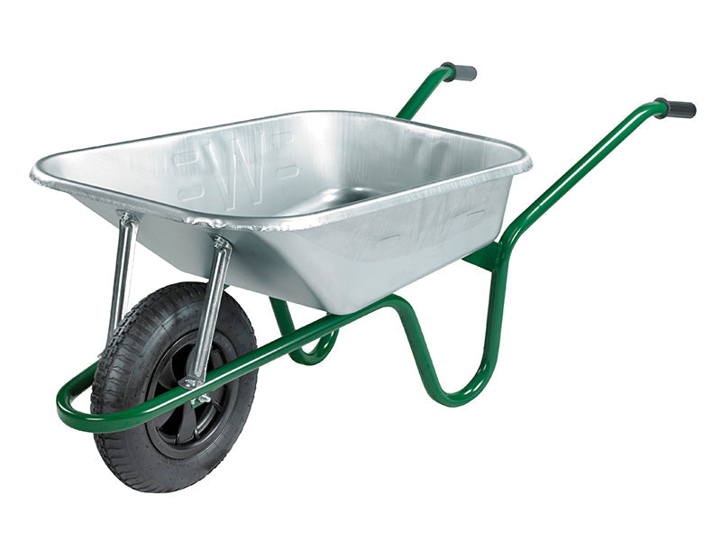 Walsall 90L Galvanised Builder's Wheelbarrow – MTN Shop UK