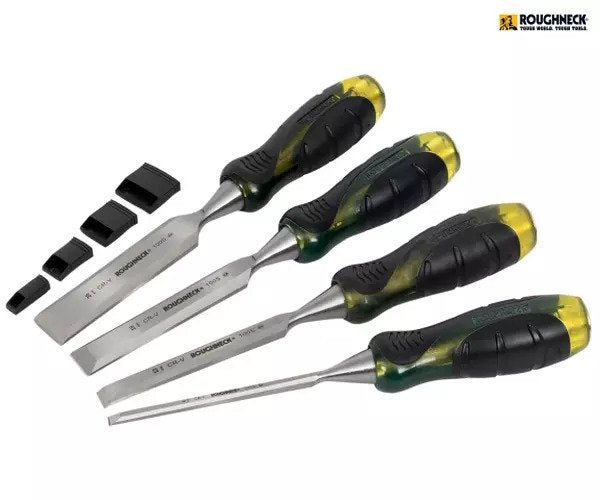 Roughneck Professional Bevel Edge Chisel Set, 4 Piece – MTN Shop UK