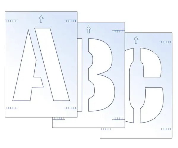 Scan Letter Stencil Kit 300mm – MTN Shop UK